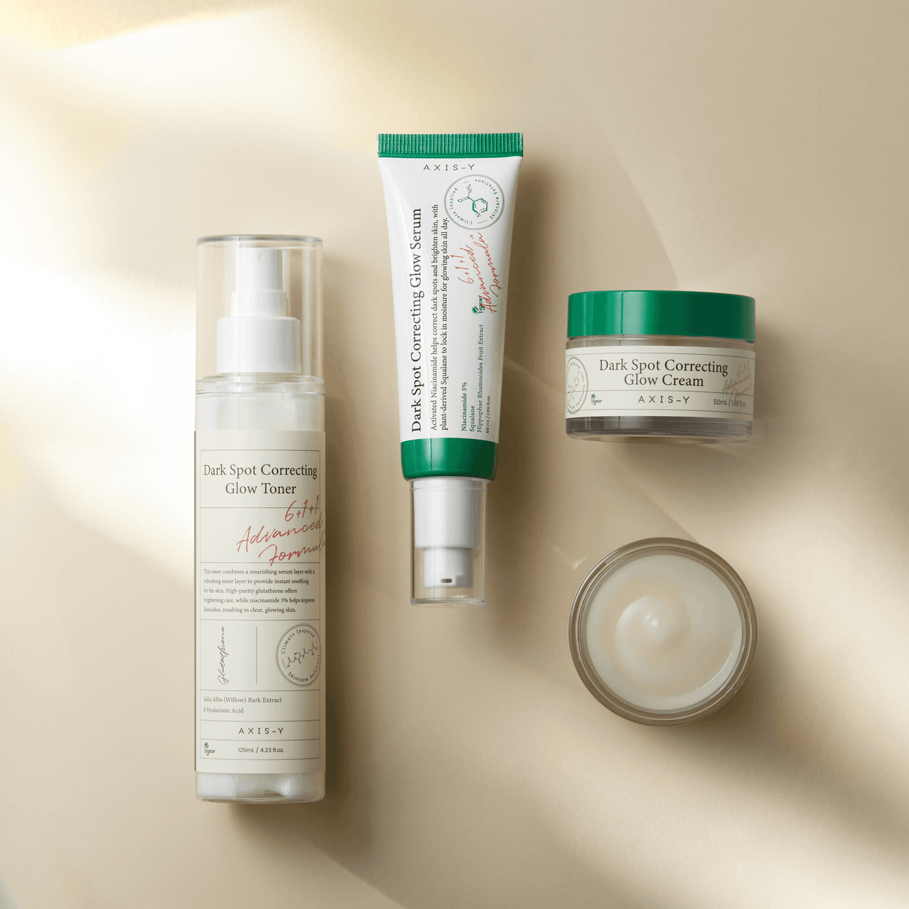 Dark Spot Correcting Glow Perfecting Trio: The Radiance Routine You De – AXIS-Y